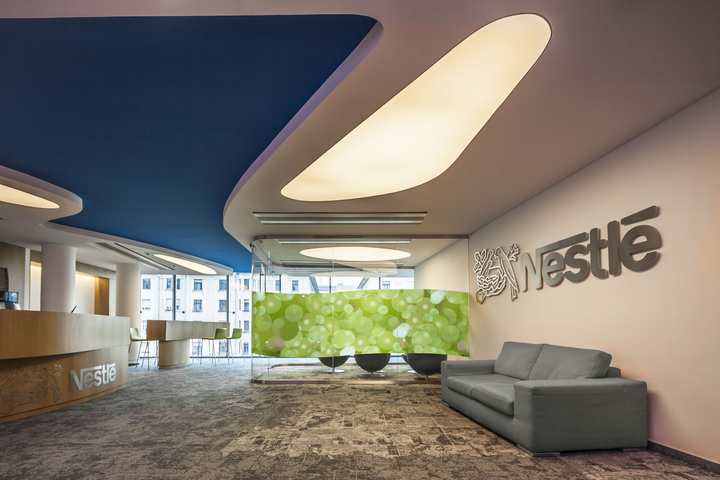 Nestlé Budapest HQ - Lobby - lab5