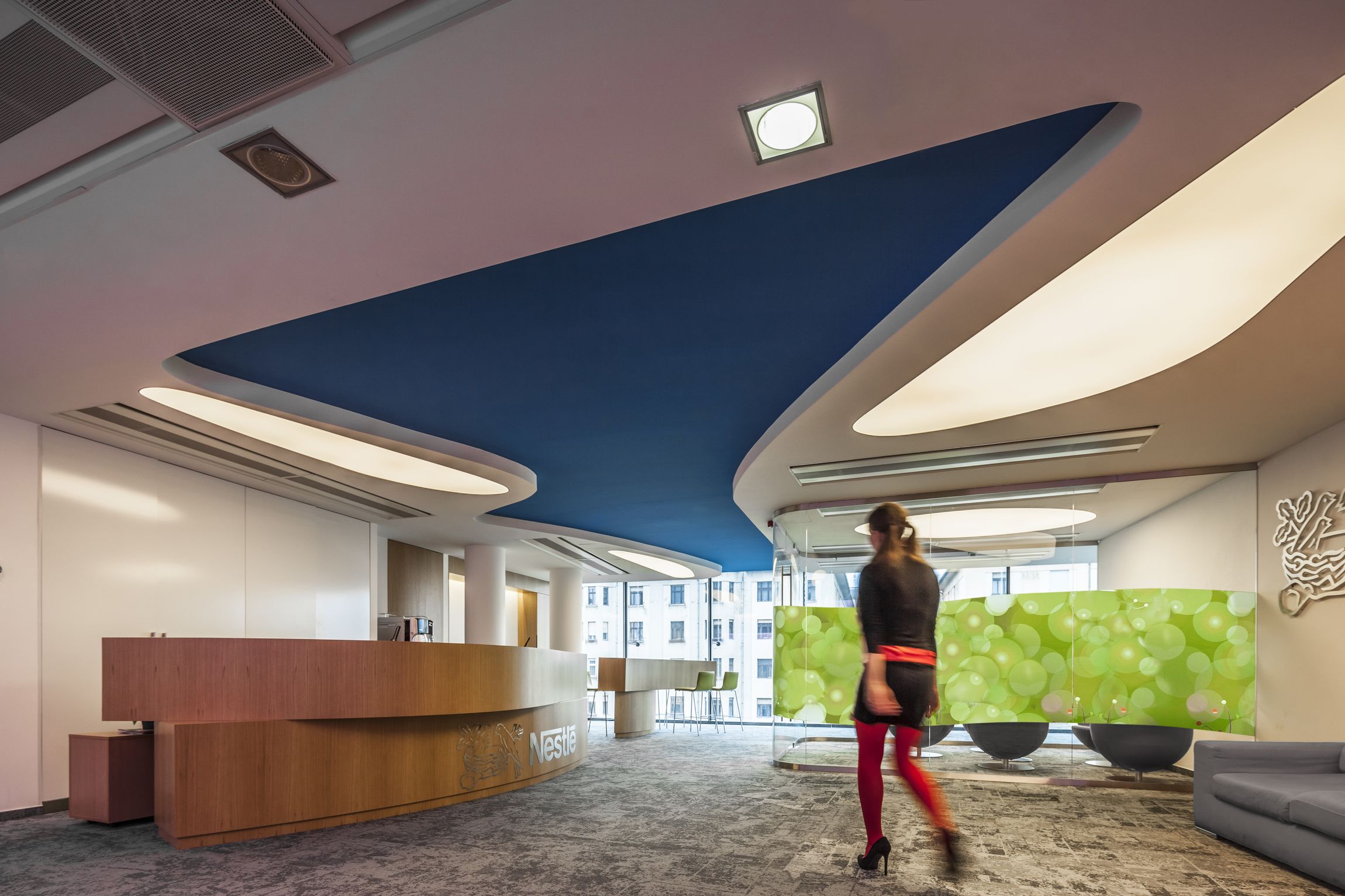 Nestlé Budapest HQ - Lobby - lab5